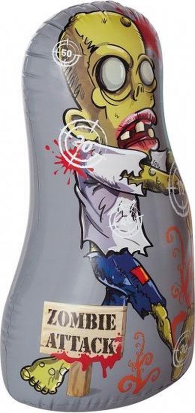 Target Zombie 100 cm grijs | bol
