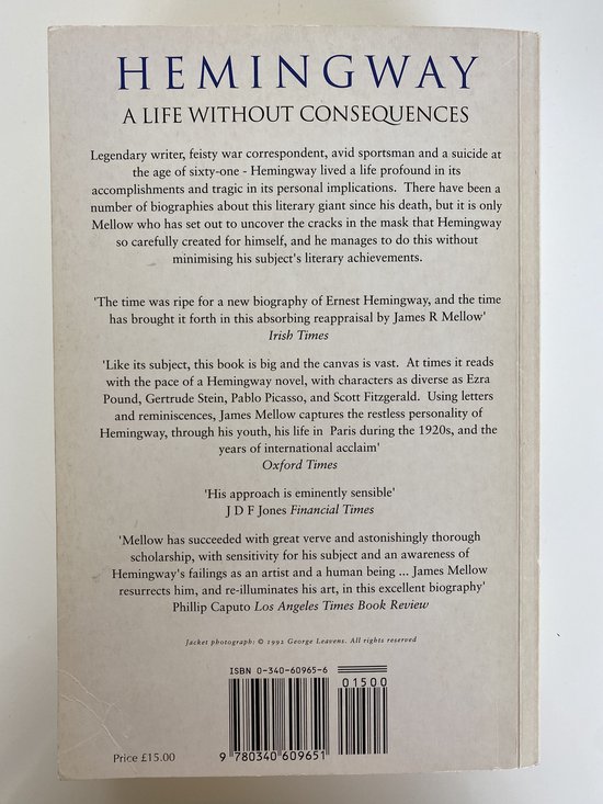 Hemingway, James R. Mellow | 9780340609651 | Boeken | bol.com