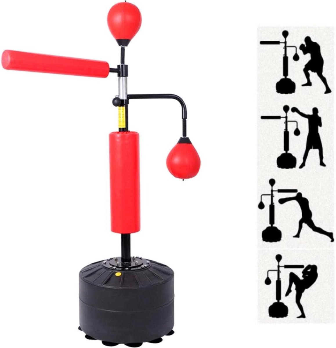 Boksbal Reactie - Bokspaal - Bokszak - Voor Beginners En Gevorderde ...