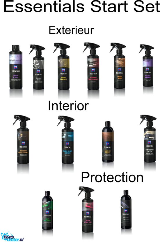 Cartec exterieur interieur set | bol