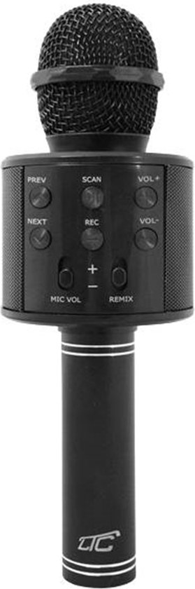 Bluetooth-microfoon met LTC MIC100-luidspreker - Zwart / karaoke | bol