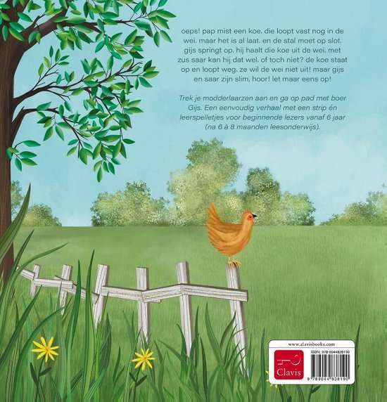 Leren lezen met boer Gijs 0 - Pas op voor die koe!, Carlo Peeters | 9789044838190 |... | bol.com