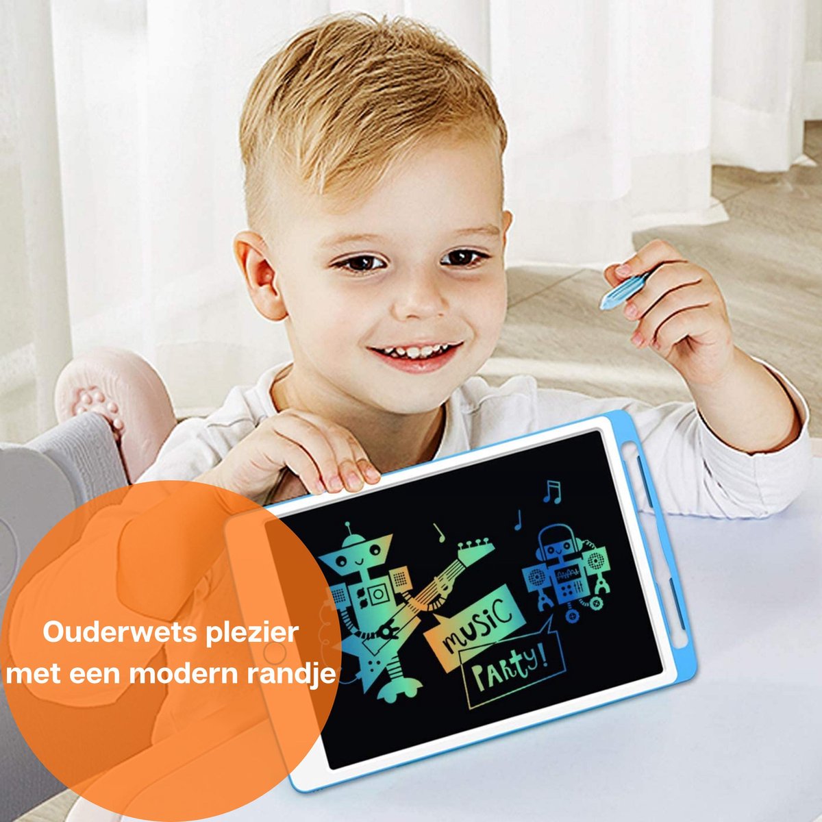 Tekentablet kinderen WBTT® - Tekenbord - LCD Tekentablet kinderen ...