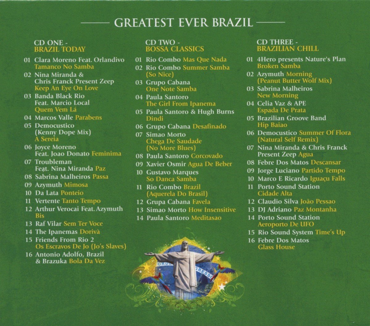 Various Artists - Greatest Ever Brazil (3 CD), various artists | CD ...