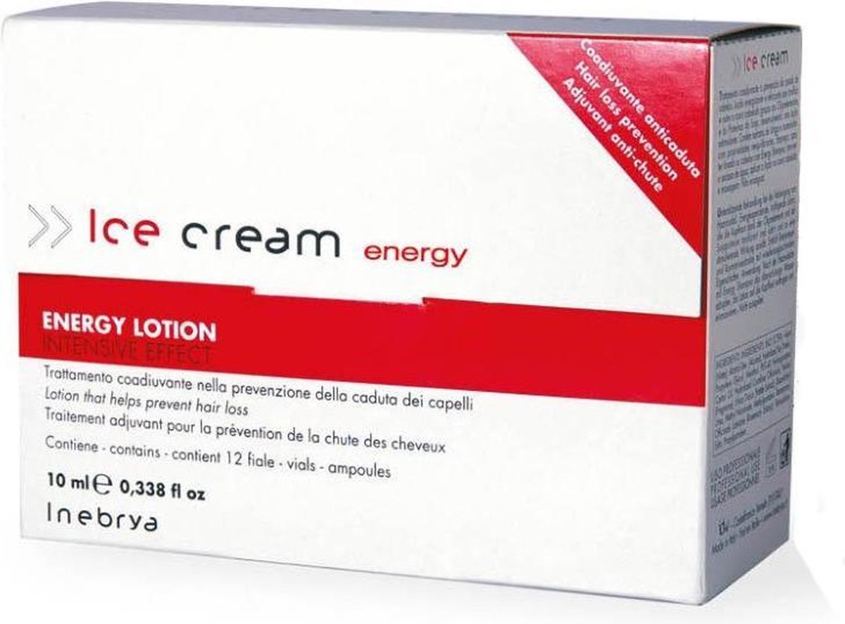 Inebrya - Ice Cream Energy Energy Lotion ( 12 Ks ) - 10ml | bol