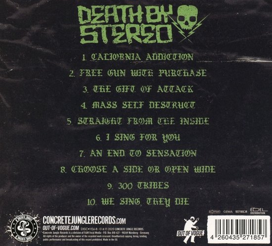 Death By Stereo - We're All Dying Just In Time (CD), Death By Stereo ...