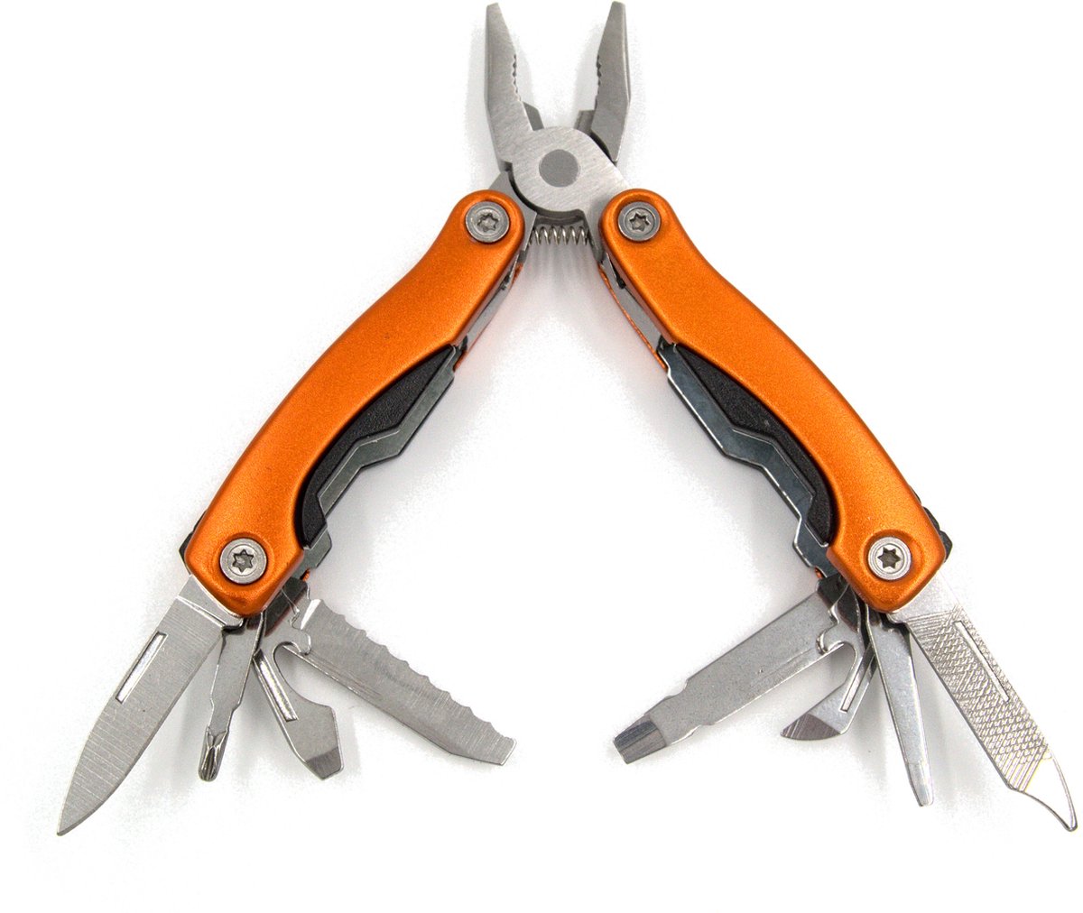 Mini Multitool Tang, 10 in 1 combinatietang met zakmes. Incl. etui ...
