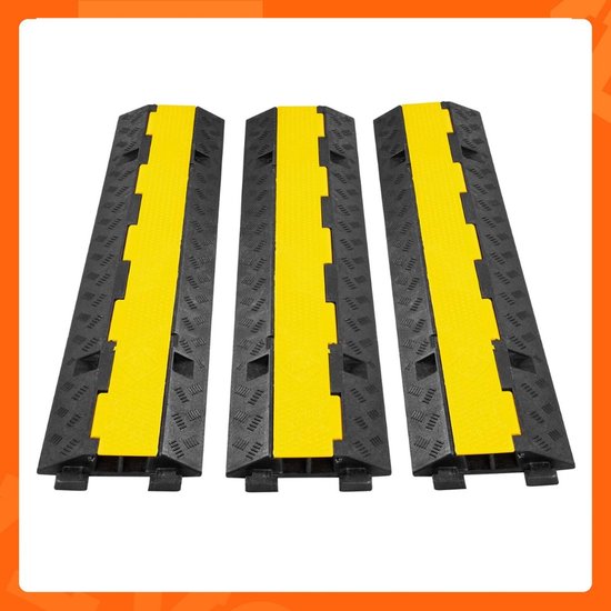 Dakta® Kabel Drempel 3-delig | Kabelgoot | Drempelbrug | Kabelbrug ...