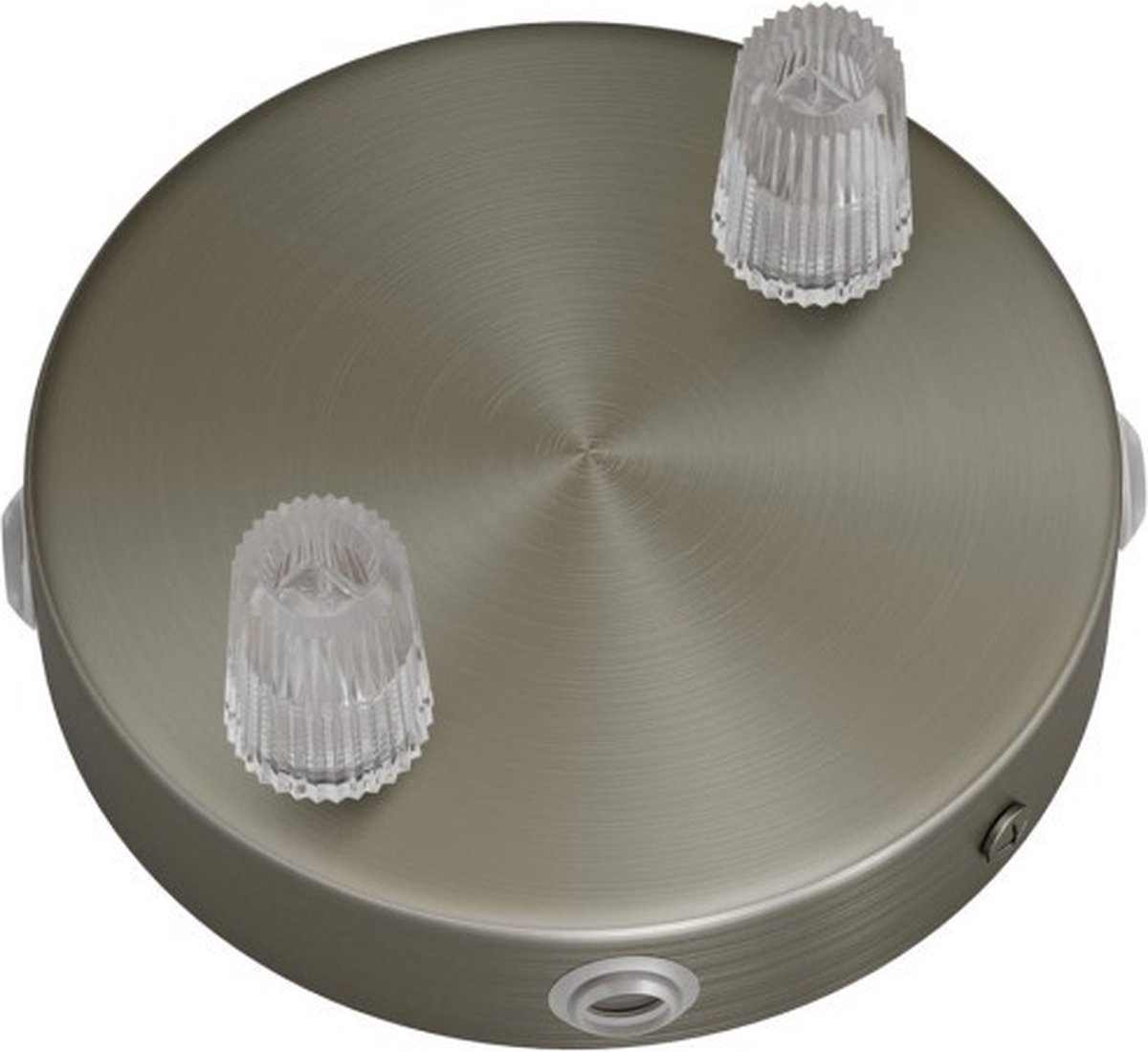 LEDatHOME - Mini cache plafond métal cylindrique 2 trous centraux + 4 ...