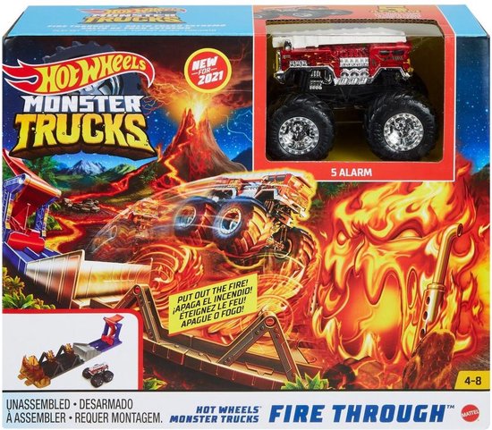 Hot Wheels Monster Truck Speelset - GYL12 Fire Trough | bol.com