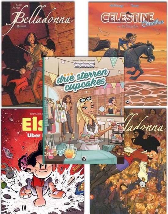 Meiden strippakket (5 strips) | stripboek, stripboeken nederlands ...