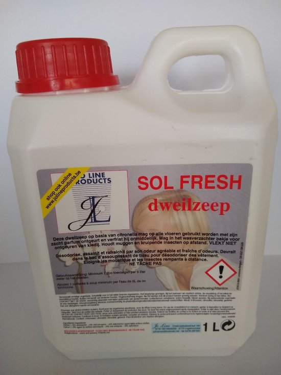 Vloerzeep Jo Line Products Sol Fresh citronella 1L | bol
