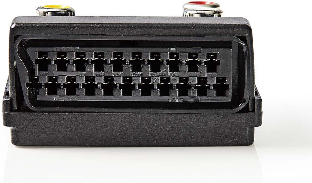 Nedis SCART-Adapter | SCART Male | S-Video Female / SCART Female / 3x ...