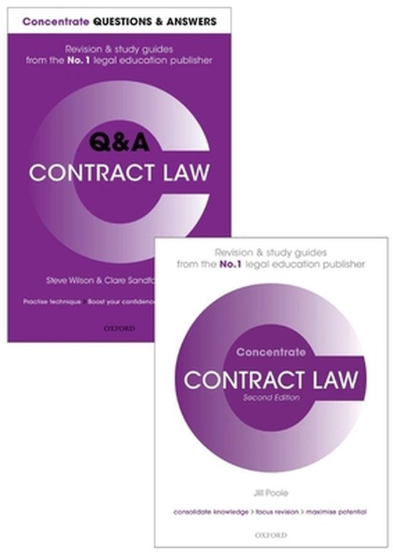 Contract Law Revision Pack, Onbekend | 9780198816072 | Boeken | bol.com