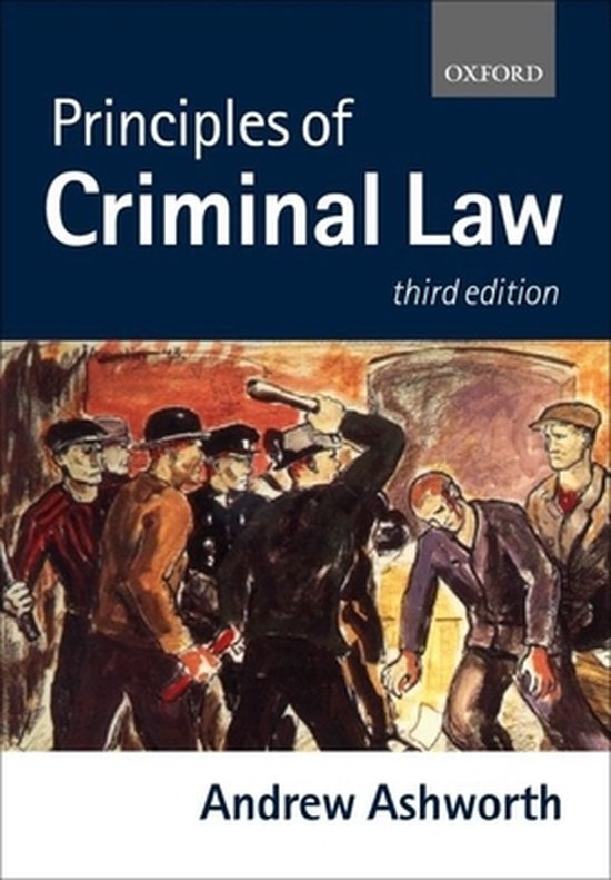 Principles of Criminal Law | 9780198765578 | Andrew Ashworth | Boeken ...
