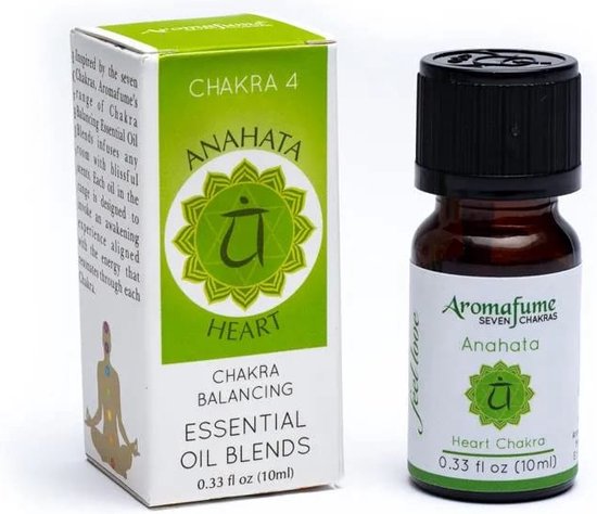 Anahata 4e chakra etherische olie mix van Aromafume - 10ml ...
