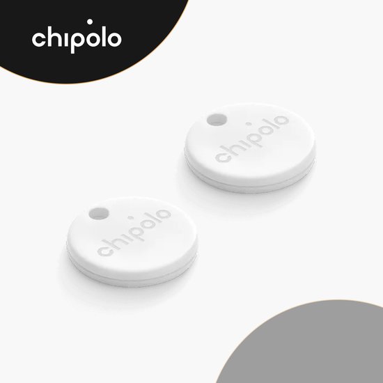 Chipolo One - Bluetooth GPS Tracker - Keyfinder Sleutelvinder - 2-Pack ...