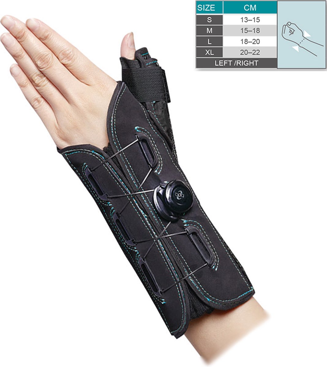 E-Life Pols-Duimbrace met Spalk en Q-Fit sluiting - Carpaal Tunnel ...