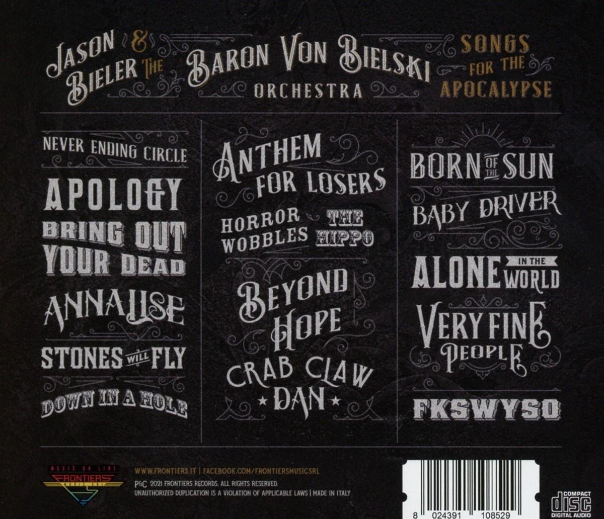 Jason Bieler And The Baron Von Biel - Songs For The Apocalypse (CD ...
