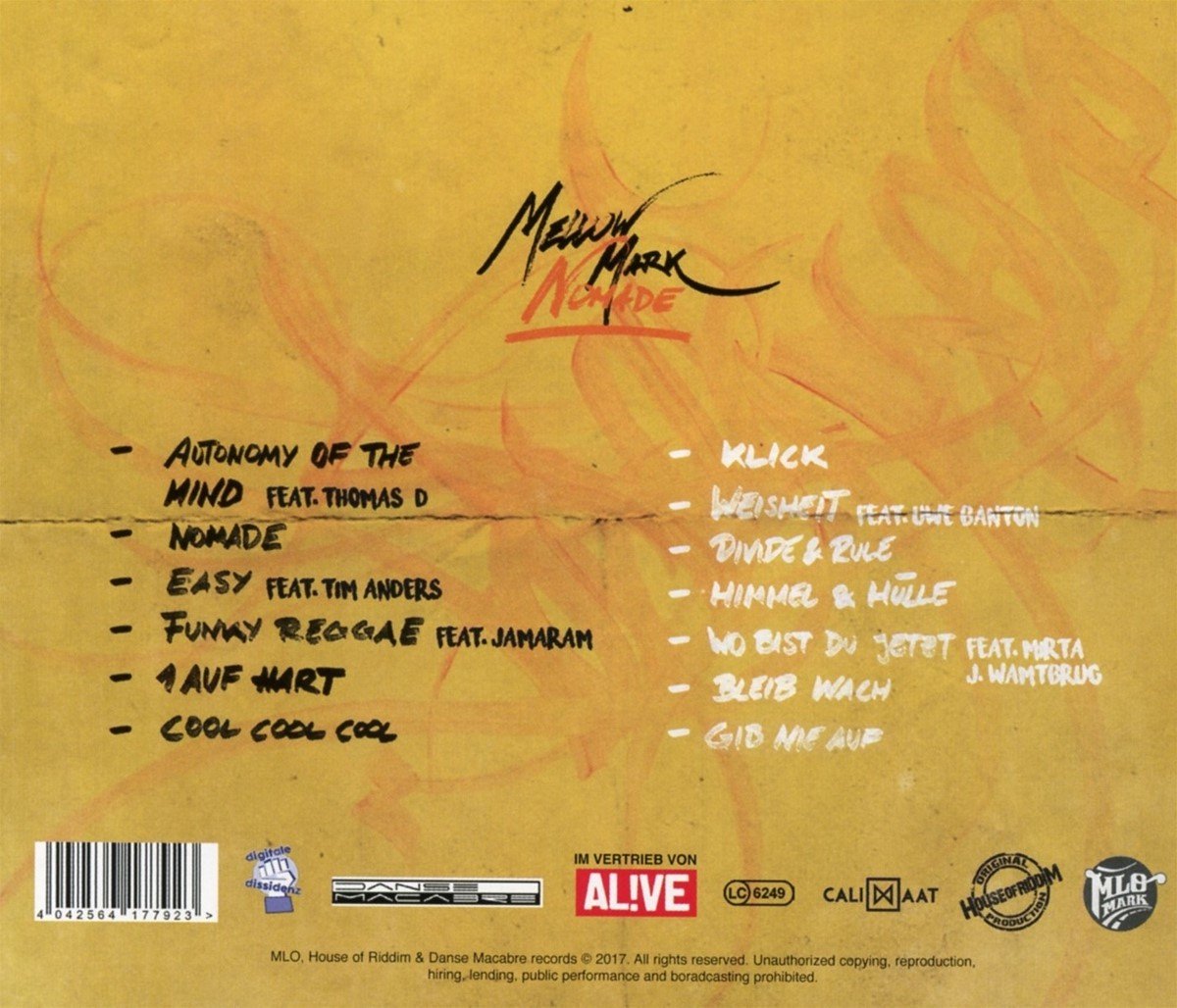Mellow Mark - Nomade (CD), Mellow Mark | CD (album) | Muziek | bol