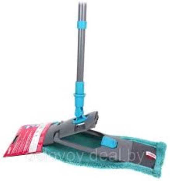 vloermop set met microvezelmop 45cm en telescoopsteel 138cm | bol