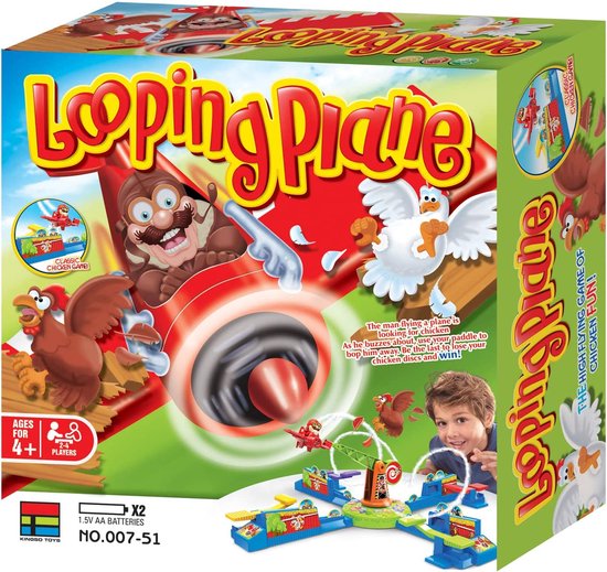 Stef stuntpiloot - Drankspel - Looping Plane - 4 spelers | Games | bol