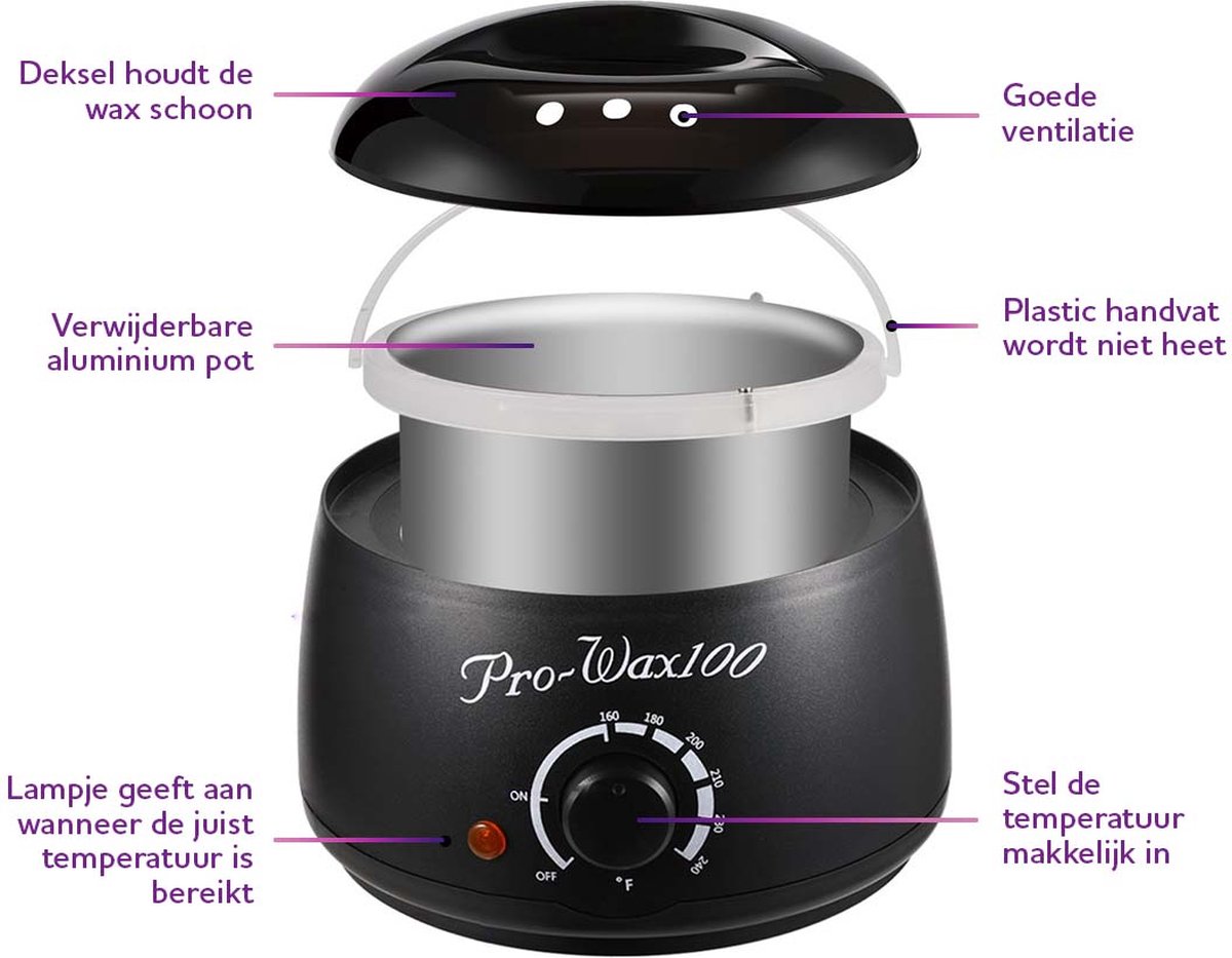 Waxen of Harsen met de Wax Verwarmer - Zijdezachte Huid – Benen en ...