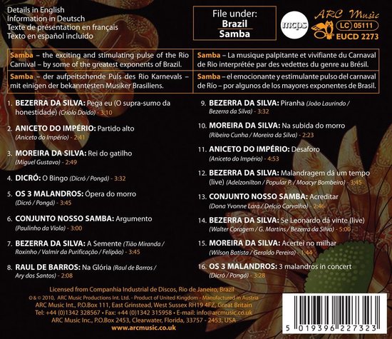 Various Artists - Samba! Samba! (CD), various artists | Muziek | bol Various Artists - Samba! Samba! (CD), various artists | Muziek | bol