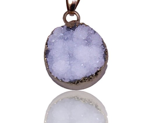 Bixorp Gems Edelsteen Ketting van Ruwe Witte Kwarts / Bergkristal ...