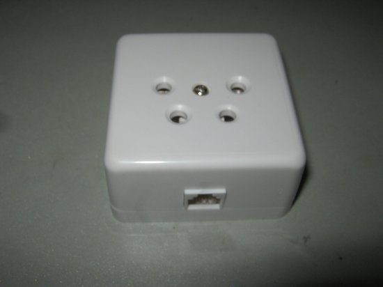 Telefoon stopcontact opbouw wit modulair | bol