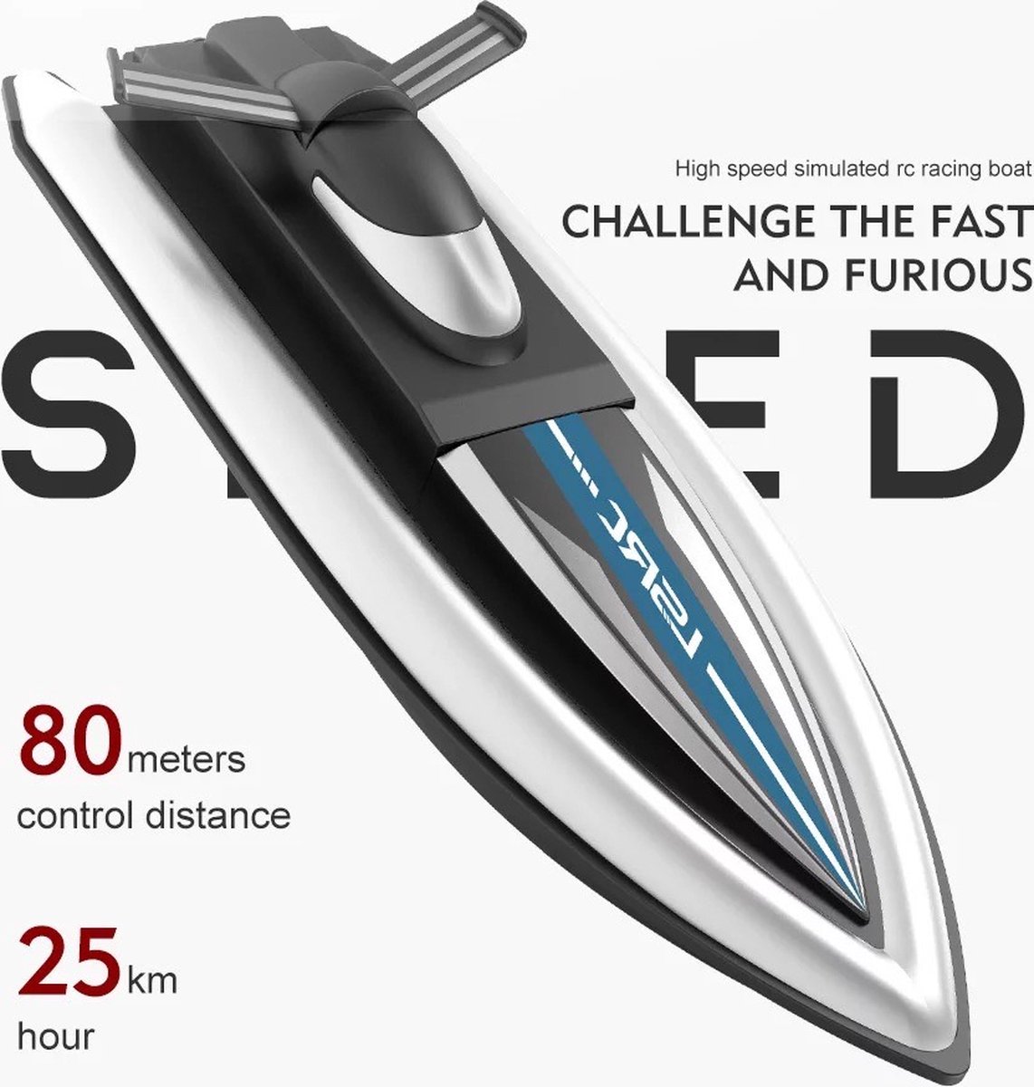 Fastsurfe - Race Boot - Speedboot - Waterdicht - Oplaadbaar ...