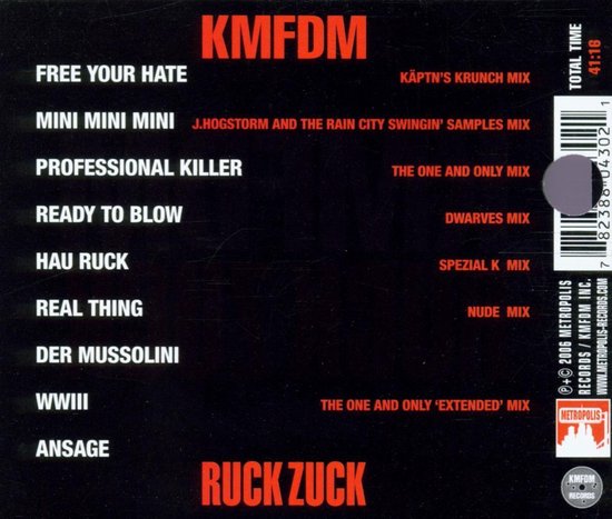 Kmfdm - Ruck Stuck, Kmfdm | Muziek | bol.com