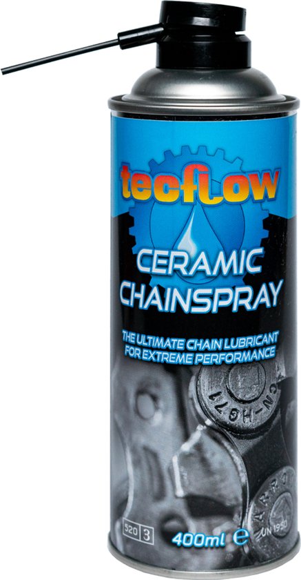 Tecflow Ceramic Chain Spray - Witte Kettingspray | bol