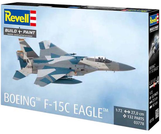 Revell Modelbouwpakket Vliegtuigen - 03778 Boeing F-15C Eagle ...