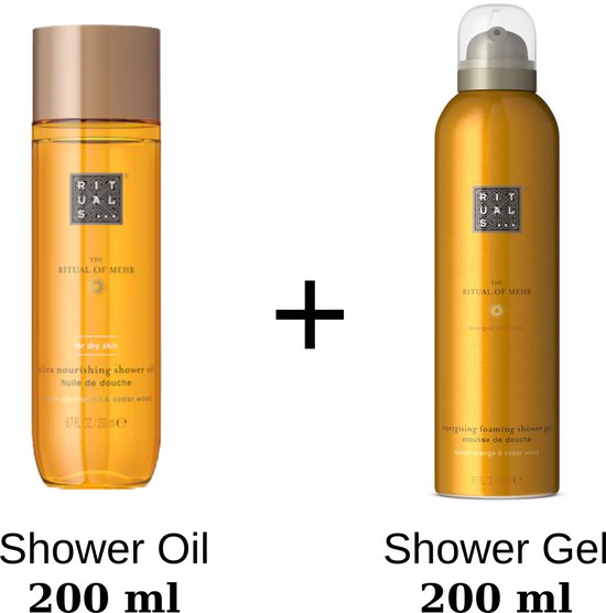 Rituals - Mehr - Duo set - Shower Gel 200 ml + Shower Oil 200 ml | bol
