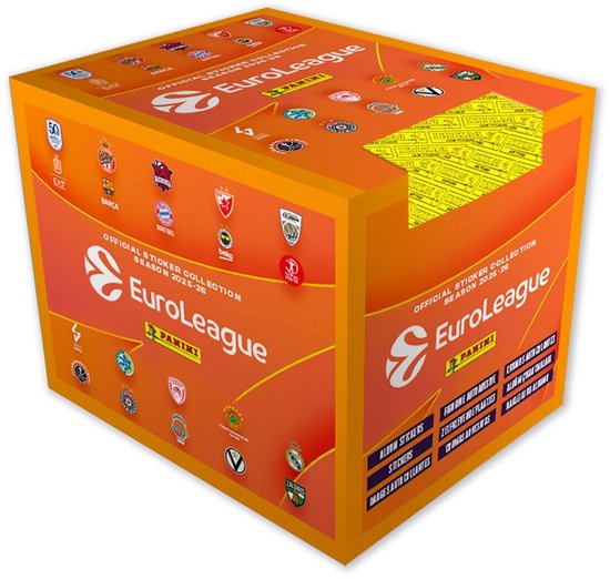 2025-26 Euroleague Sticker Collection Panini - Promo Pack Panini ...