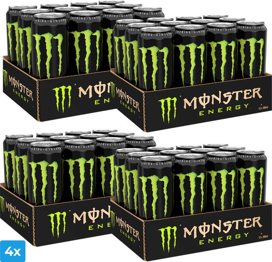4x Monster Energy Regular (12 x 500ml) | bol