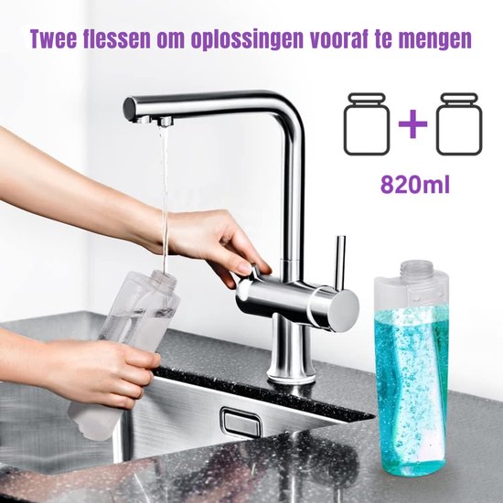 Quvo® Dweil met spray - Dweil - Mop - Paars - ‎15cm x 12cm x 2cm | bol