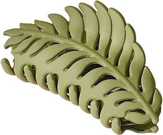 Grote Bladvormige Antislip Haarklem 9 cm - Sterke Grip voor Dik en Dun ...