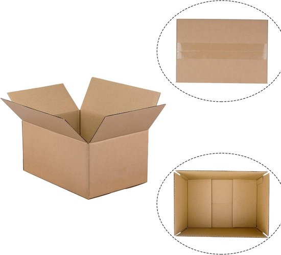 Verzenddozen 10x7x5 inch kleine golfkartonnen dozen 25 stuks | bol
