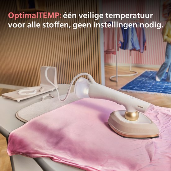 Philips OneTurn - GC213/10 - Hybride stoomstrijkijzer & kledingstomer ...