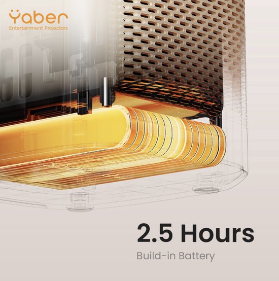 Yaber T2 Beamer – Sound by JBL – Dolby Audio – 450 ANSI Lumen – Full HD ...