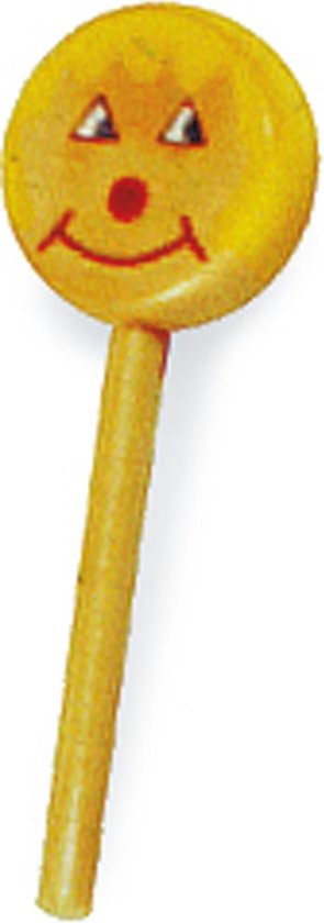 Set van 10 houten lolly’s/ lollies met poppetje (clown) / gezichtje ...