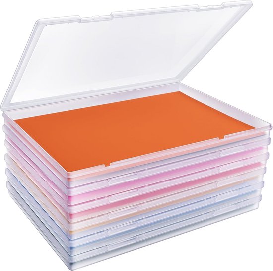 Set van 6 Transparante Opbergdozen voor Foto's (20x25 cm) - Zuurvrij en ...