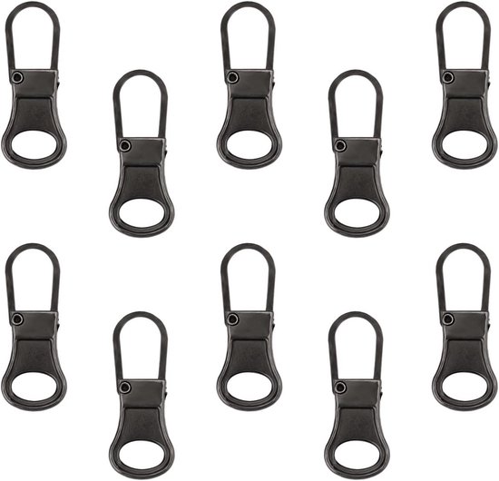 10x Metalen Ritsvervanging Zonder Trekker - Universele Ritslipjes voor ...