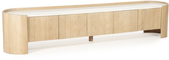 Eleonora tv meubel Don 240x45x50 cm eiken | bol