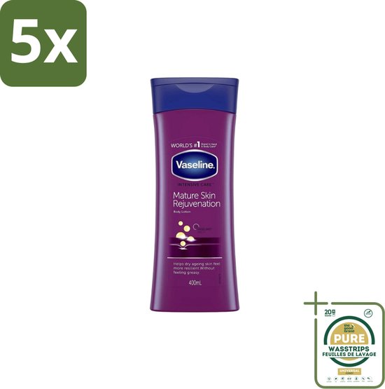 5 x Vaseline – Body Lotion – Intensive Care Mature Skin – 400 ml ...