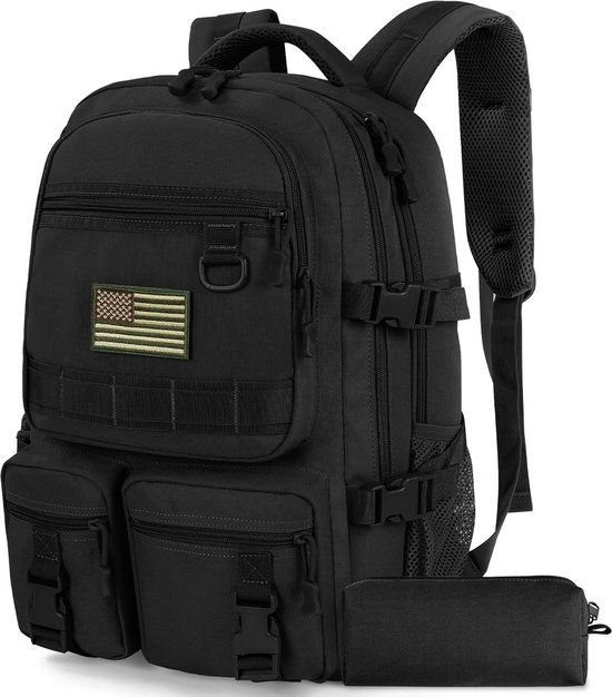 Grote Schoolrugzak 40L Tactisch Laptop Rugtas voor Tieners en Jongens ...