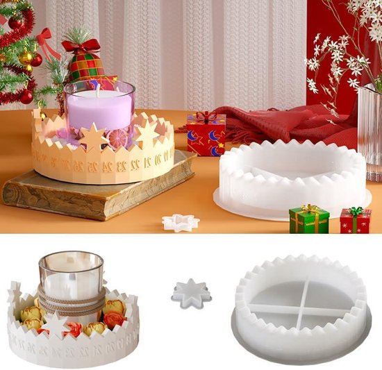 Siliconen gietvormen Kerst thema - adventskrans en adventskalender ...