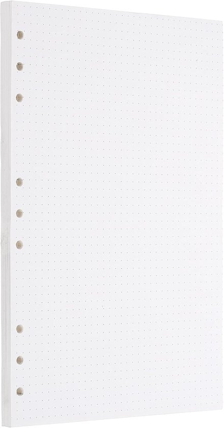 Losse Blad Vulling - Planner Papier - Agenda Maken - 80 Vellen Dot Grid ...